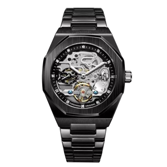 Forsining | Accessories | Mens Watch Skeleton Mechanical Luminous ...